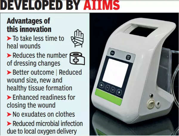 Healing touch: This device can be a balm for wounds | Delhi News ...