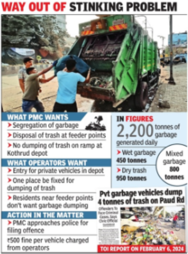 PMC provides vehicles to sort garbage in Kothrud | Pune News - Times of ...