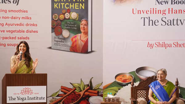 Bollywood actor Shilpa Shetty launches yoga guru Dr Hansaji Yogendra’s ...