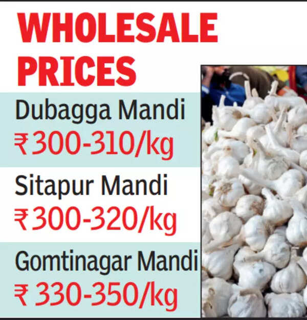 Lucknow: Garlic Prices Soar to Rs 500/kg, Traders Hope for Relief in ...