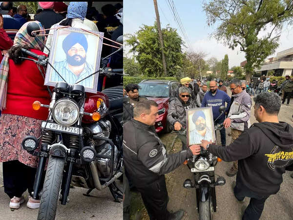 Bikers from across India escort Jojo on his final ride in Chandigarh ...