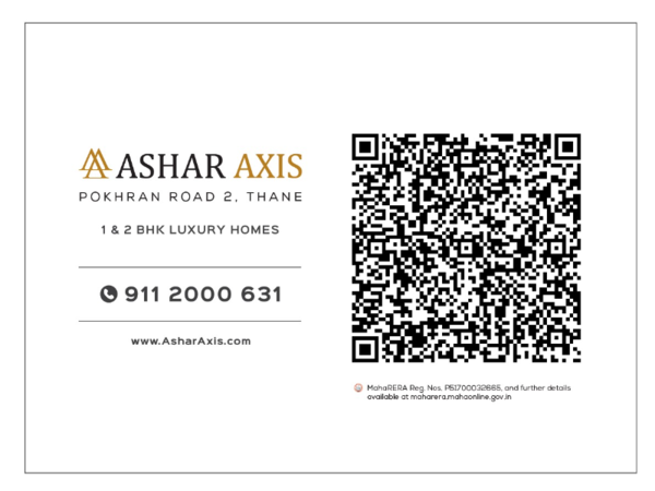 ASHAR AXIS: Where Connectivity meets Hillside vistas at Thane West - Times of India
