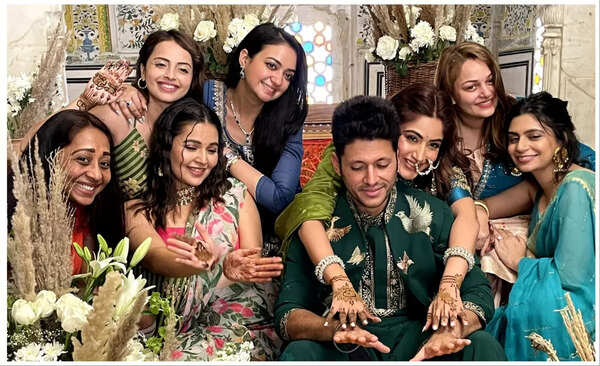 Exclusive Pics! A Glimpse into Surbhi Chandna's Mehendi and Haldi ...