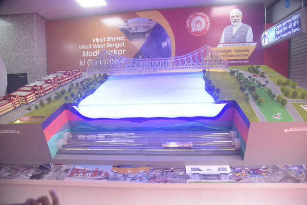 A look at the newly inaugurated Esplanade-Howrah metro corridor - Times ...