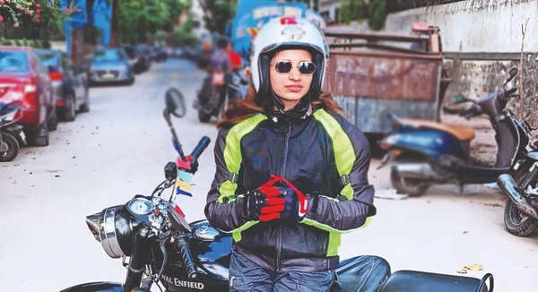 Female bikers focus on self-defence, safety protocols - Times of India