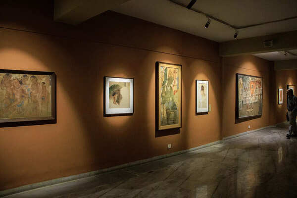 Veteran artist Ganesh Haloi's six-decade artistic journey showcased at ...