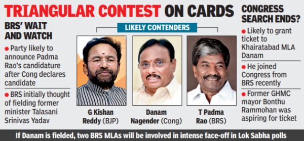 Padma Rao: Brs May Field Padma Rao In Sec’bad, Danam Likely To Get ...