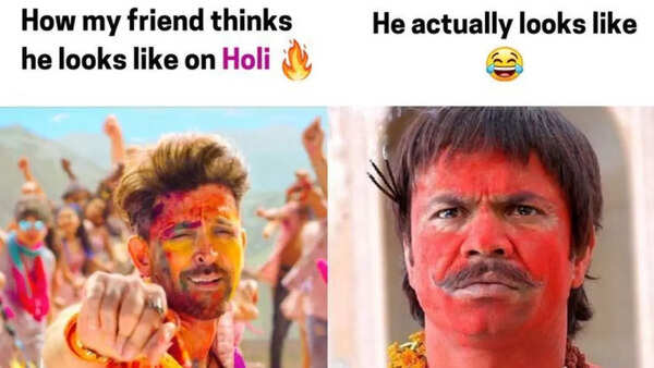 Happy Holi 2024 Memes, Wishes, Messages & Images: 30 Funny memes and messages about Holi that ...