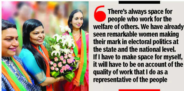 PM Modi’s vision for future drew me to politics: Pallavi | Goa News - Times of India