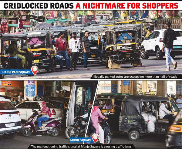 Sitabuldi: Auto Anarchy, Parking Woes In Sitabuldi Trigger Traffic ...