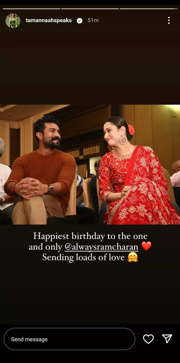 Samantha Ruth Prabhu and Tamannaah Bhatia share birthday wishes for 'OG' star Ram Charan - See ...