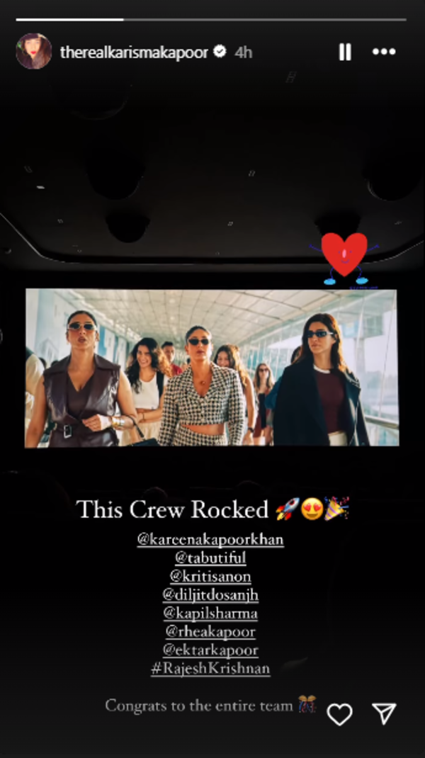 'Crew' celebs review: Arjun Kapoor and Malaika Arora impressed; Karisma ...