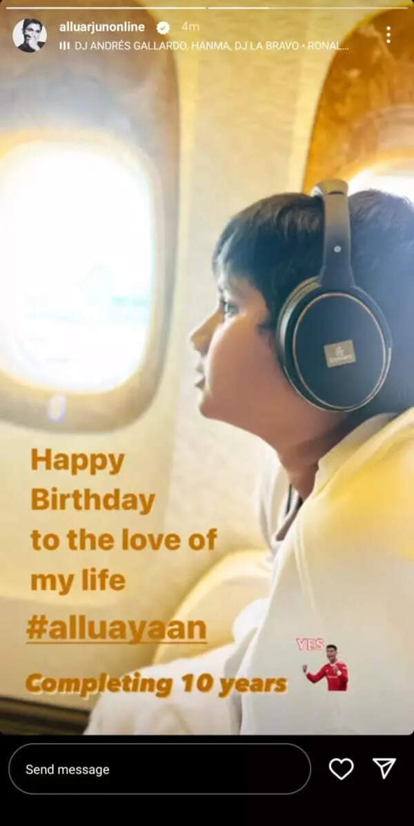 Allu Arjun Son: Allu Arjun calls his son Ayaan 'the Love of His Life ...