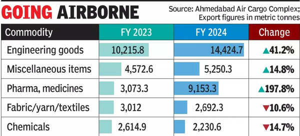 Air Cargo Exports: Air Cargo Exports From City Up 28% In Fy 2024 ...