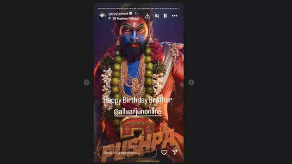 Pushpa 2: The Rule - Gippy Grewal Describes Teaser of Allu Arjun ...