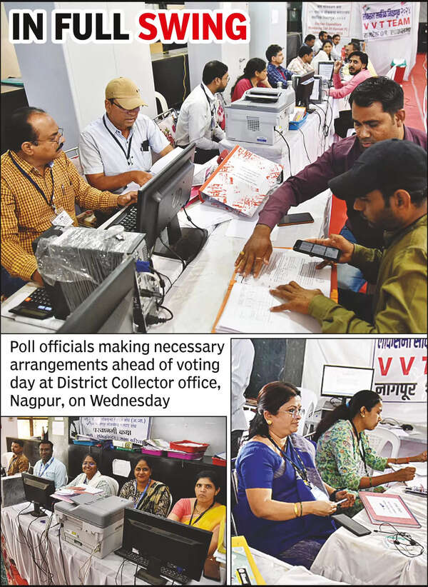 Evms Poll Preps Evms Ready Strong Rooms Finalized Nagpur News