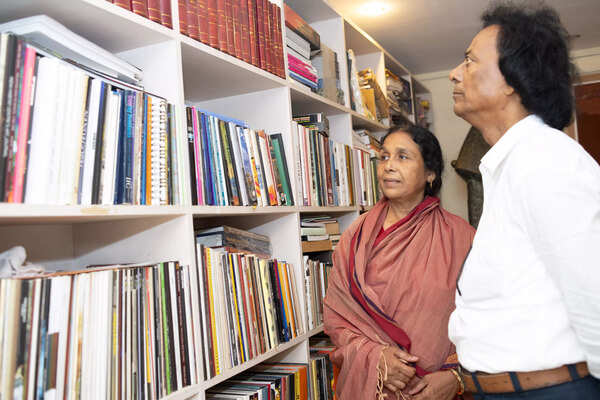 You have loved her collages, now meet the artist, Shakila - Times of India