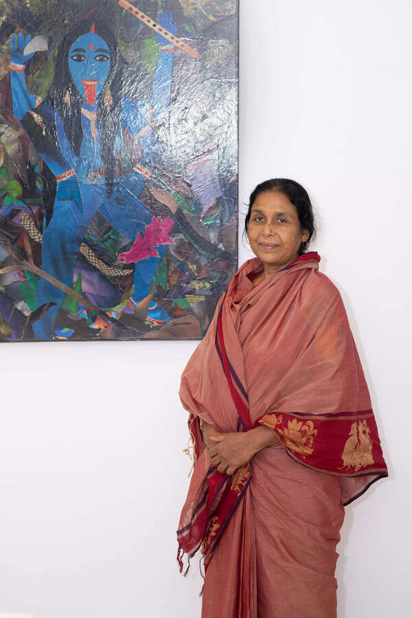 You have loved her collages, now meet the artist, Shakila - Times of India