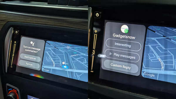 We used AI message summaries in Android Auto: Here's how it works - The Times of India