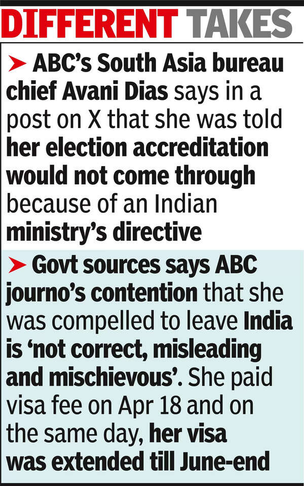 Australian journalist alleges visa denial, amid poll coverage dispute ...