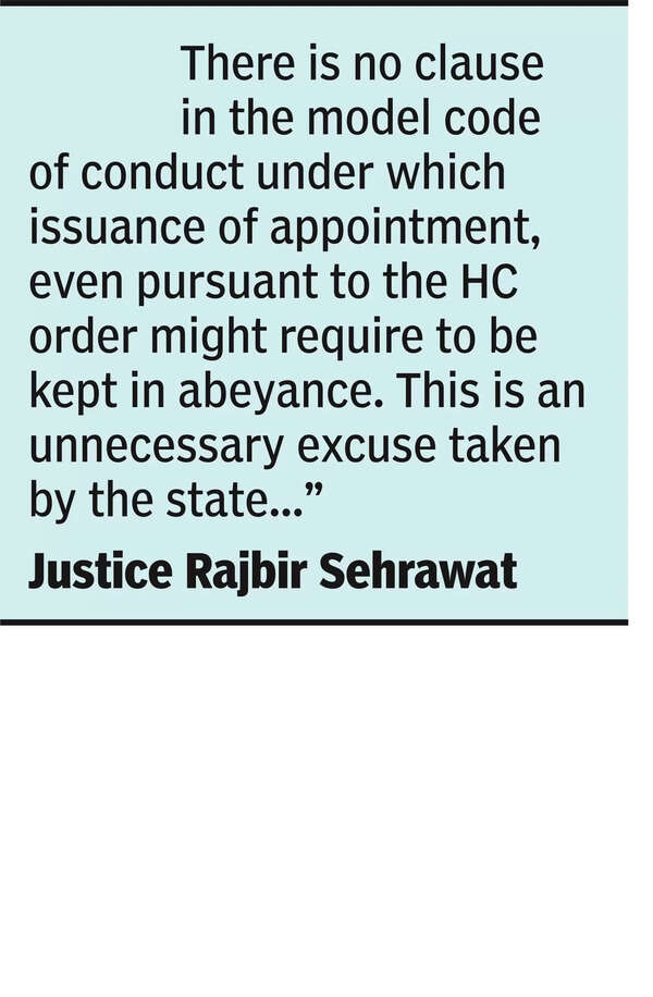 Model Code Of Conduct: Election Code No Bar To Execute Court Orders: Hc ...