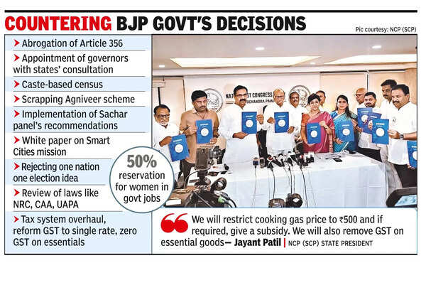 NCP: Ncp (scp) Vows To Reject ‘one Nation One Election’ | Pune News - Times of India