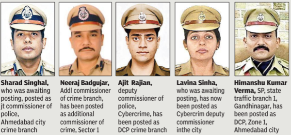 IPS Officers: 12 Ips Officers Transferred In Second Round | Ahmedabad ...