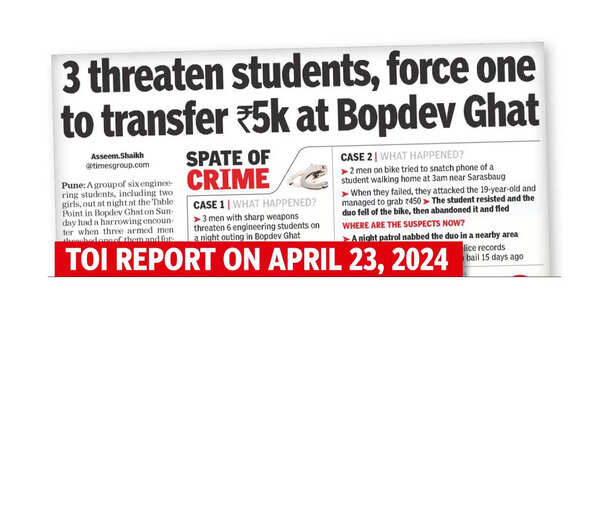 Robbery: Cops: Student Planned Bopdev Ghat Robbery | Pune News - Times ...