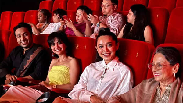 Amidst dating rumours, Solanki Roy and Soham Majumdar spotted together in ‘Oti Uttam’ screening ...