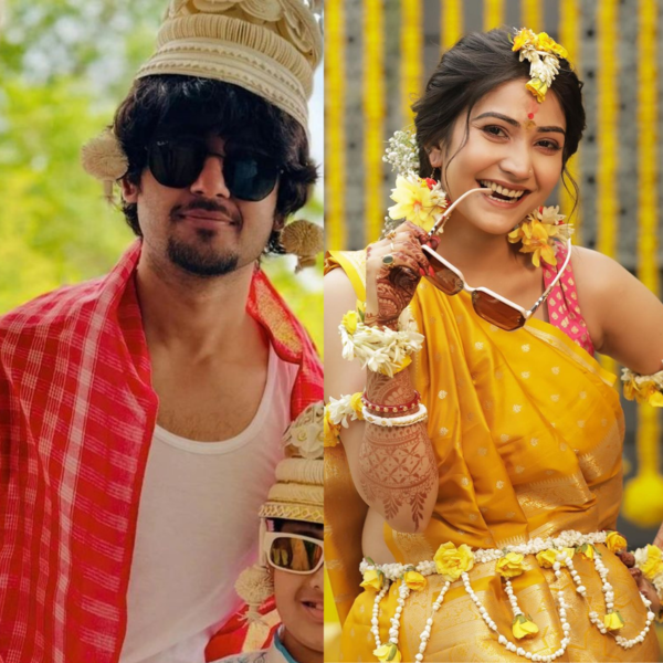 Actor Adrit Roy weds Kaushambi Chakraborty - Times of India