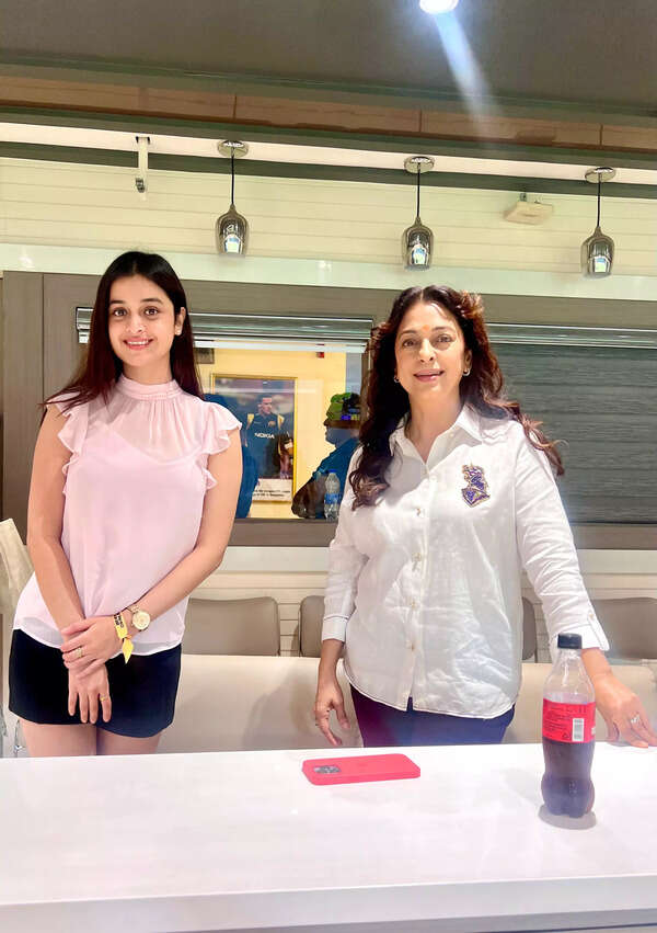 Darshana Banik and Saurav Das visit Eden Gardens to cheer for home team ...