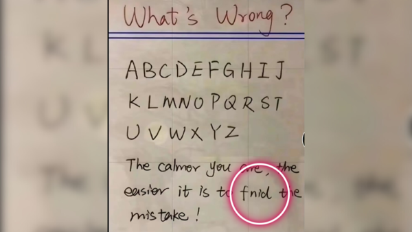 Brain teaser test: Find out the mistake in this image in under 5 ...