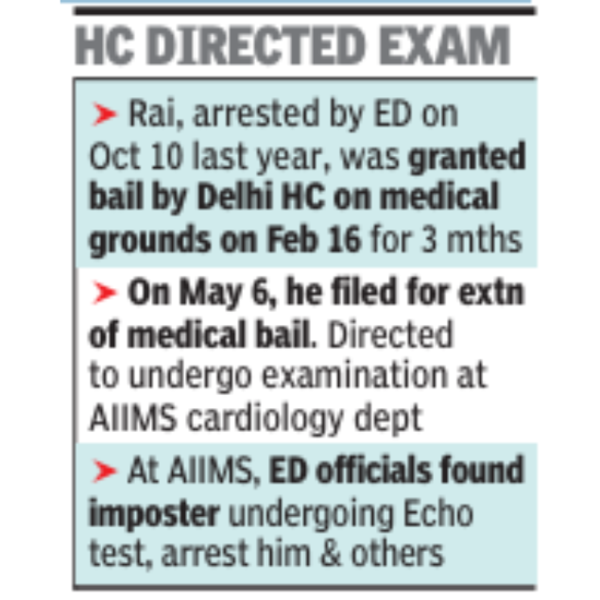 Former Lava MD sends imposter for medical bail check-up | India News ...