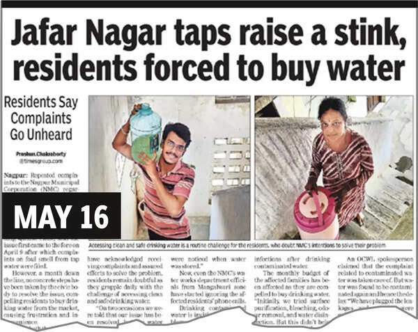 Water Ordeal: Jafar Nagar’s Water Ordeal Ends in Just 2 Days | Nagpur ...