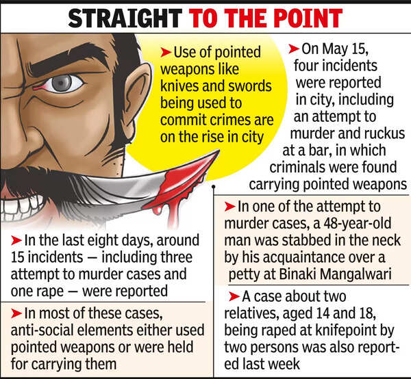 Pointed Weapons: Criminals Using Pointed Weapons Despite Police Action ...