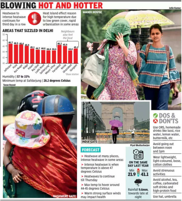 Heatwave: Delhi Heatwave: Najafgarh Records Highest Temperature, IMD ...