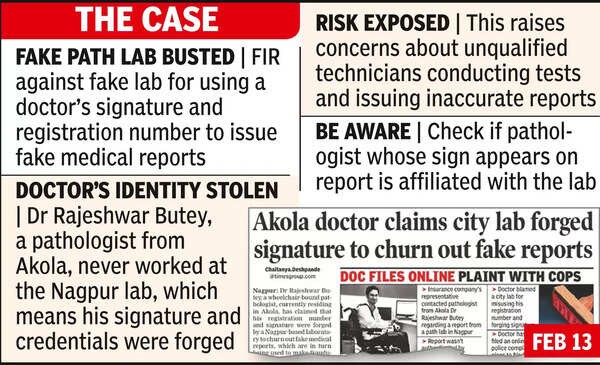 Forgery: FIR against fake lab for forging signature of Akola ...