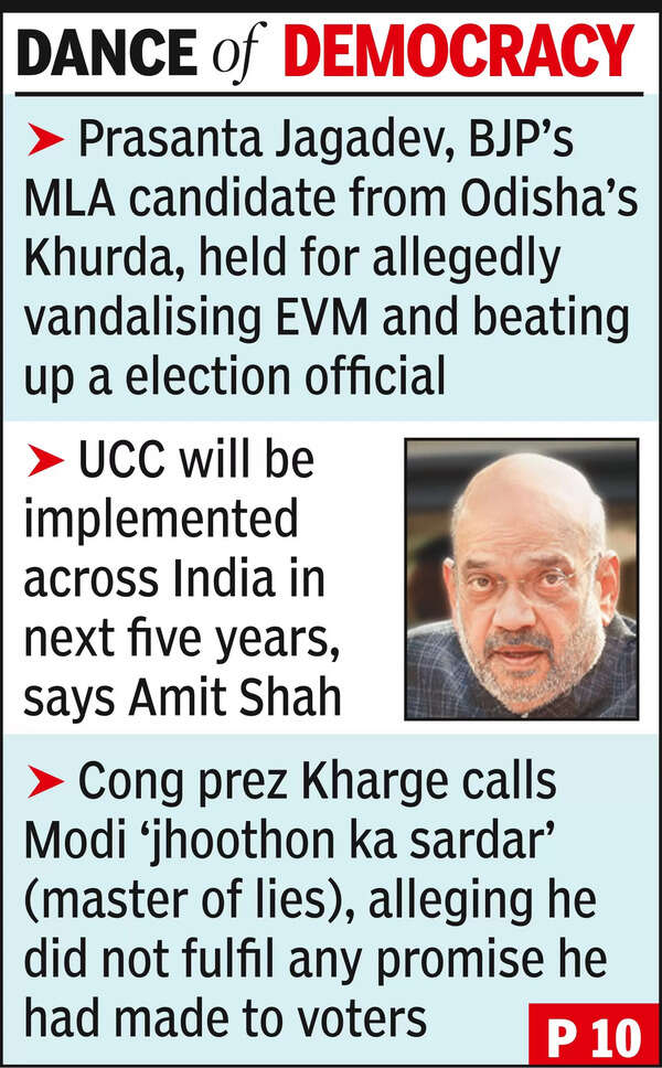 BJP: BJP to Win Over 370 Seats in Lok Sabha Polls: Nadda | Delhi News - Times of India