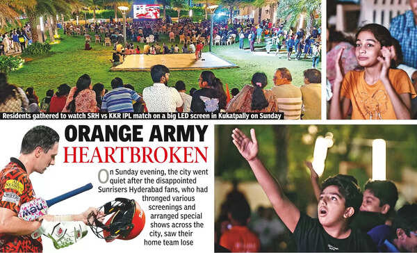 Sunrisers Hyderabad: Dejected orange army bowled over by CSK fan club ...