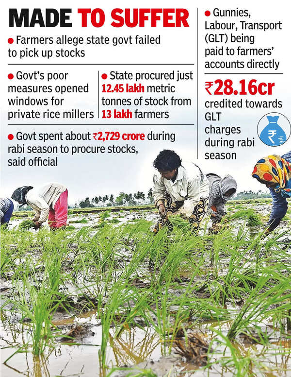 Paddy Farmers: Paddy farmers get low return for their stocks ...