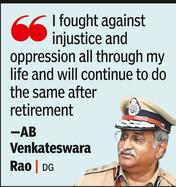 AB Venkateswara Rao: Suspended DG Officer AB Venkateswara Rao ...