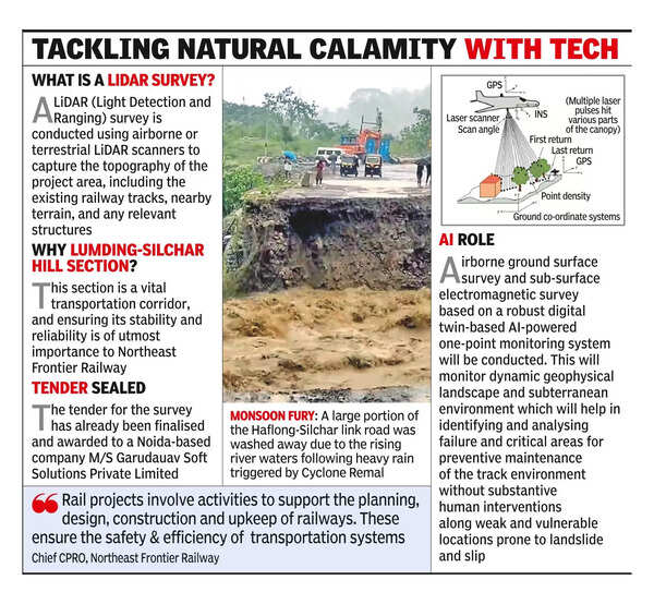 NFR: NFR to conduct survey in landslide & flood-prone Lumding-Silchar ...