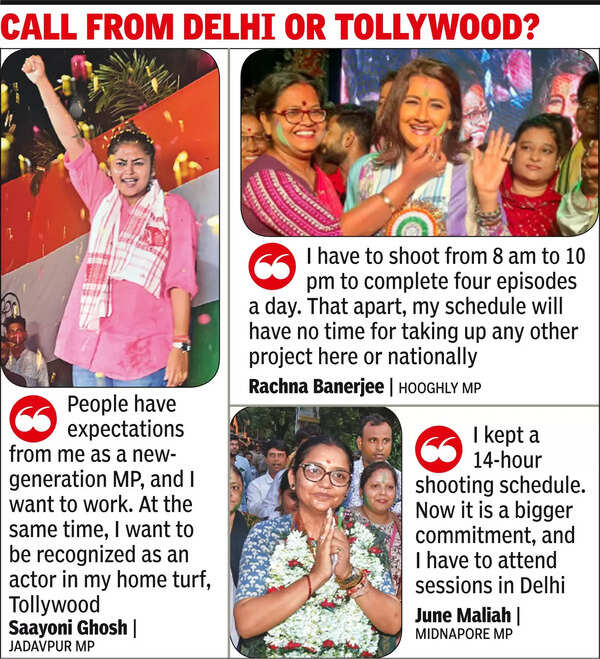 Actor: Star MPs set to juggle Lok Sabha and silver screen | Kolkata News - Times of India