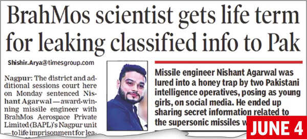 Nishant Agrawal: BrahMos scientist challenges life sentence in HC | Nagpur News - Times of India