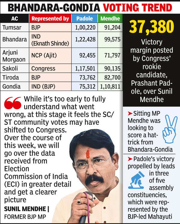 Congress: How a Cong rookie slayed BJP’s 2-time MP Mendhe | Nagpur News ...