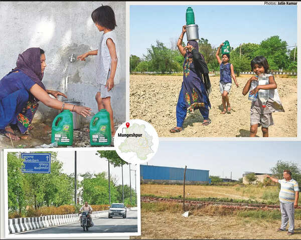 Mungeshpur faces water and power woes after brief fame for record high ...