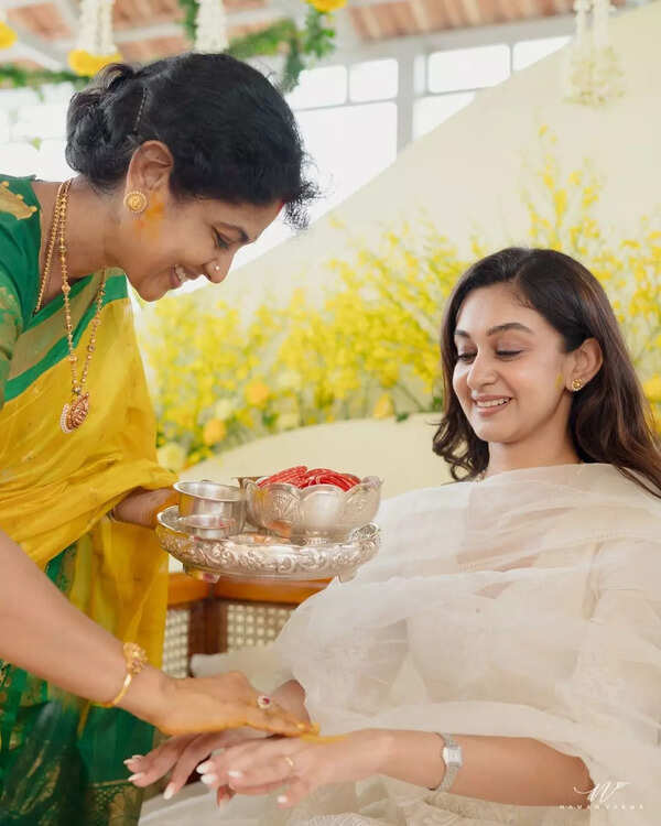 Aishwarya Arjun-Umapathy Ramaiah's pre-wedding festivities | Tamil Movie News - Times of India