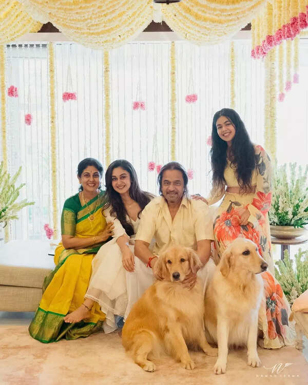 Aishwarya Arjun-Umapathy Ramaiah's pre-wedding festivities | Tamil Movie News - Times of India