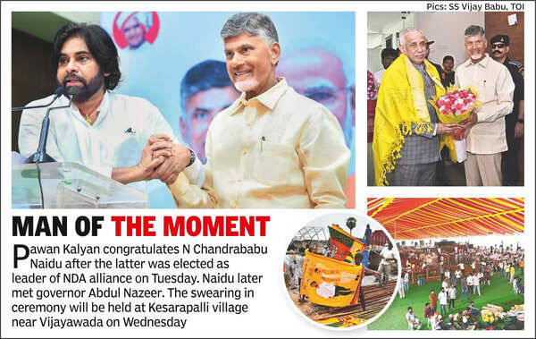 Chandrababu Naidu: Amaravati will be the only capital of state, says Naidu | Vijayawada News ...
