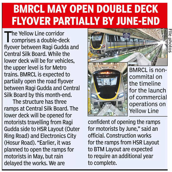 Yellow Line Trial Runs: Yellow Line trial runs begin today; more ...